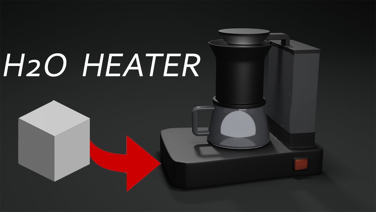 Water Heater Made In Blender 3.3 | Blender Speed Level Design - YouTube