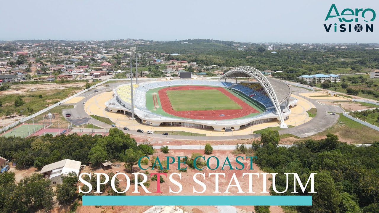 THE CAPE COAST SPORTS STADIUM FROM ABOVE - YouTube