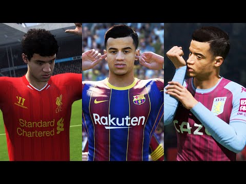 PHILIPPE COUTINHO IN EVERY FIFA (09-22)