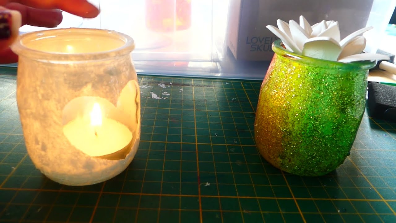 Je vous montre comment réutiliser des pots de yaourt en verre pour en ...