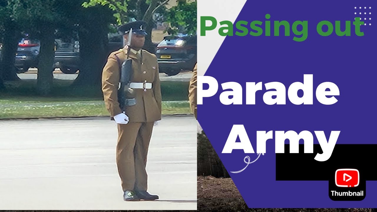 Passing out parade, ( Army). - YouTube