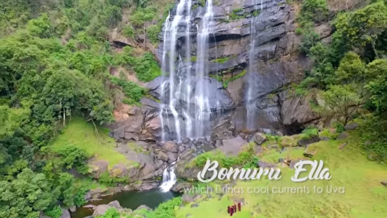 Bomburu Waterfalls in Sri lanka (Bomburu ella) - YouTube