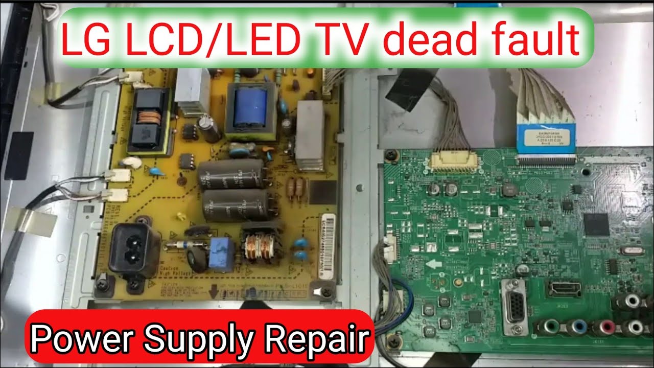 LED TV Power Supply Repair | LG LCD/LED TV | How To Repair LED TV Power ...