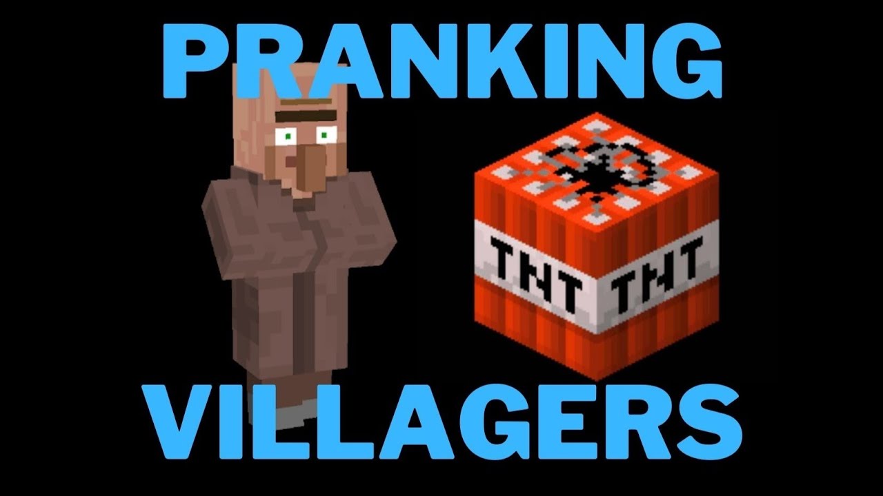 4 WAYS TO PRANK VILLAGERS | Minecraft - YouTube