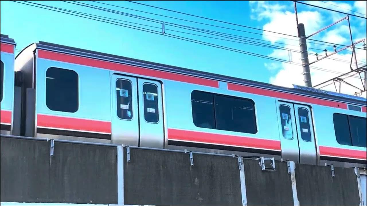 JR武蔵野線E231系、通過‼️#train #通過シーン #武蔵野線 - YouTube