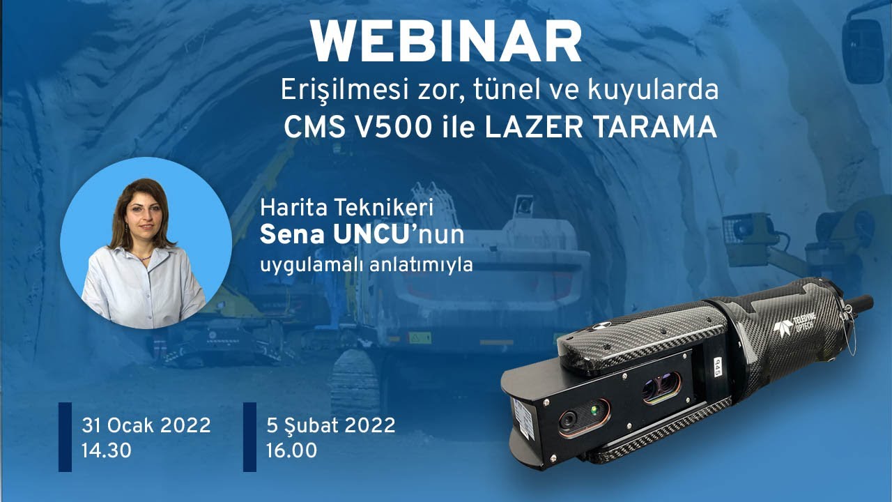 Erişilmesi Zor Tünel ve Kuyularda CMS V500 ile Lazer Tarama – 31 Ocak ...