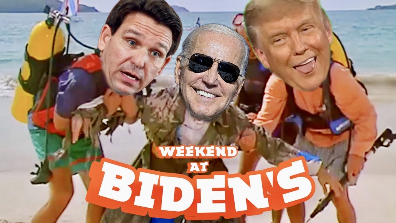 Desantis and Trump's WEEKEND at BERNIE'S with Joe Biden - try not to ...