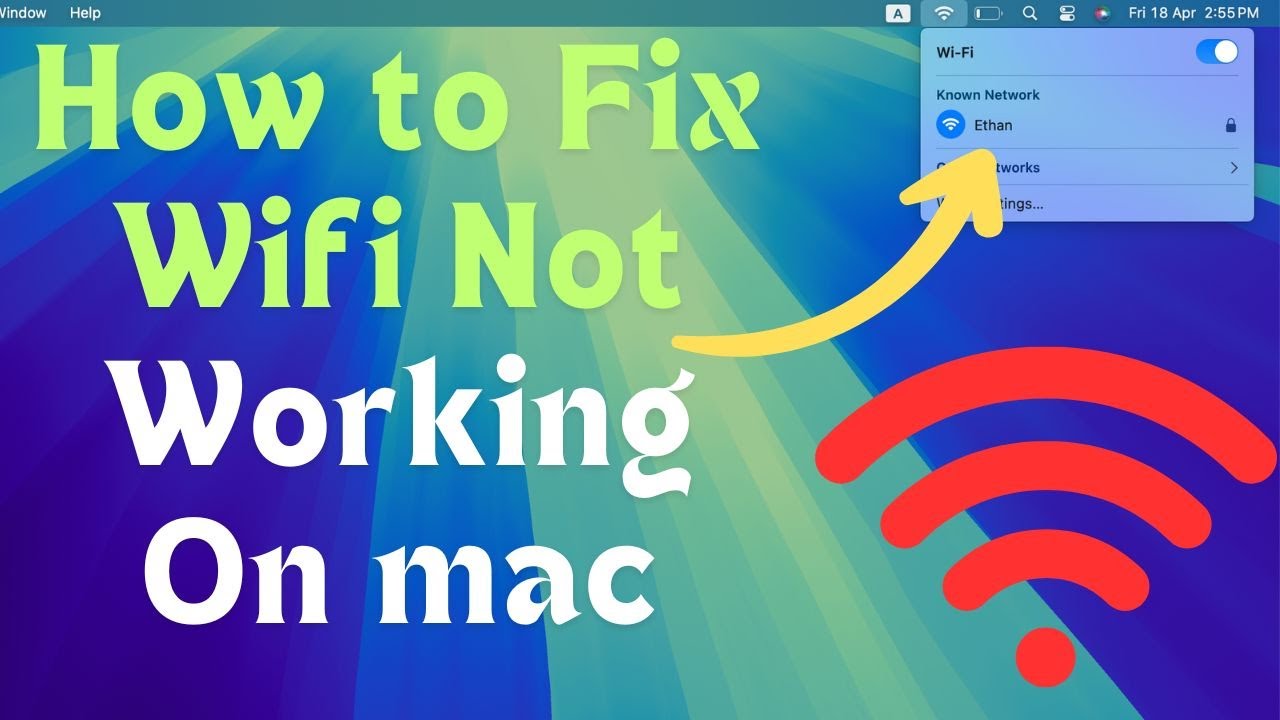 How to Fix Wifi Problem in Macbook Pro | Macbook Connected to Wifi No ...