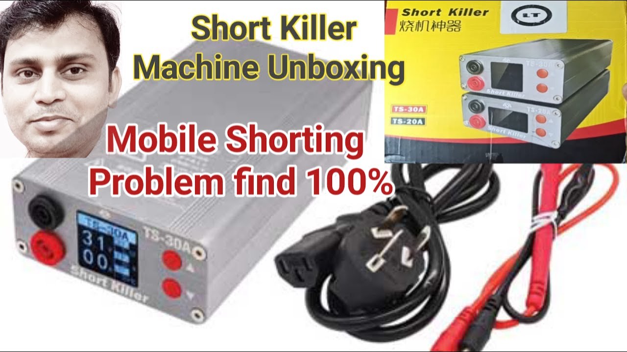 Mobile shorting problem find 100% | Short killer machine unboxing ...