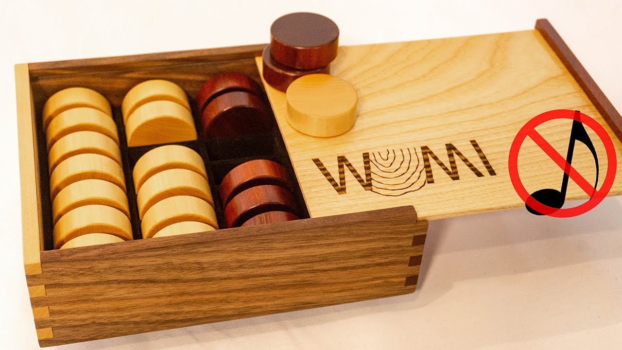 Making a Box for Checker Pieces | without music - YouTube