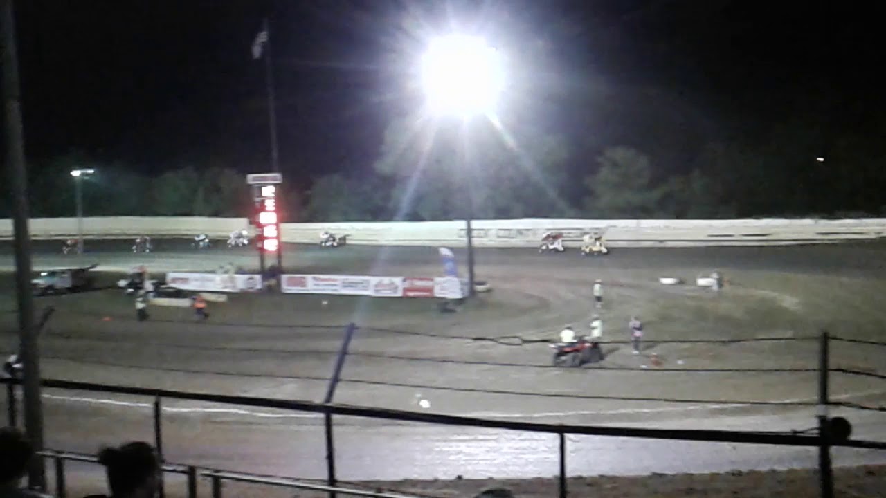 Creek county speedway A feature - June 13 - YouTube