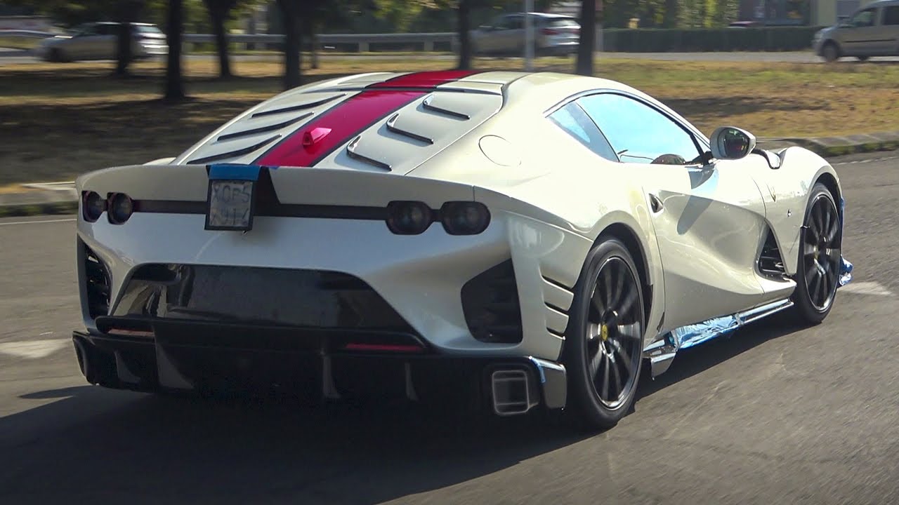 NEW FERRARI 812 COMPETIZIONE - Pearl White & Purple Spec! - YouTube