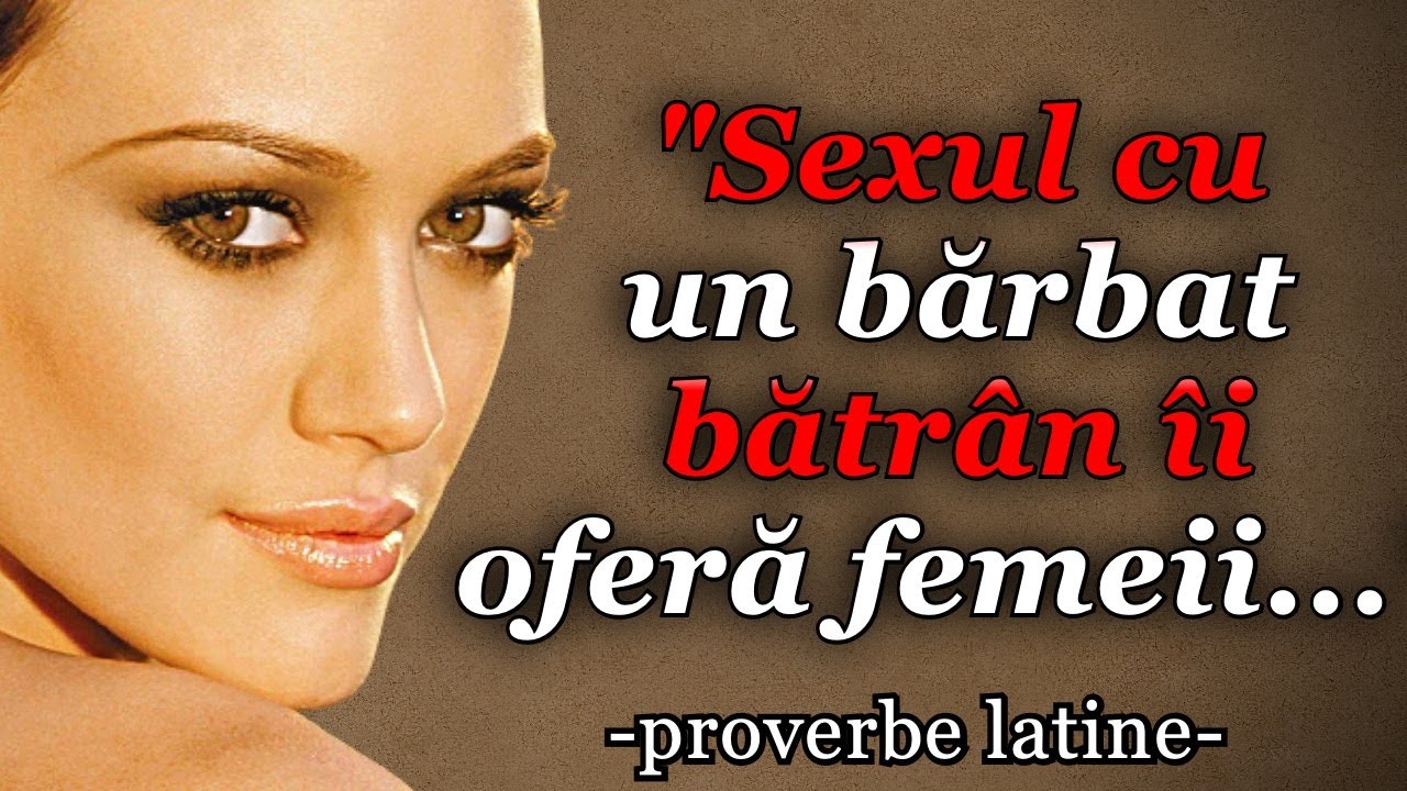 Proverbe Latine | înțelepciunea Antică - YouTube