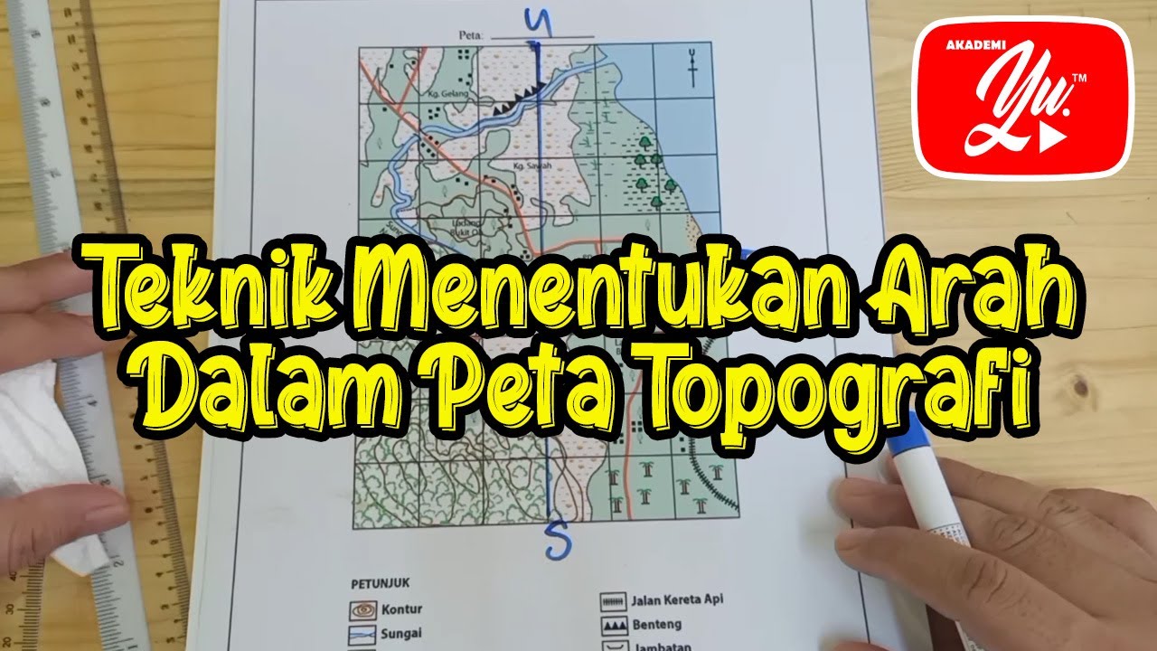 Teknik Menentukan Arah Dalam Peta Topografi (Tingkatan 4) - YouTube