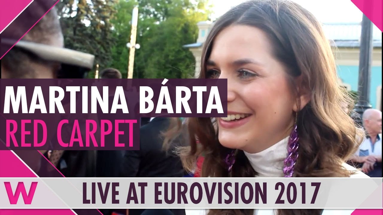 Martina Bárta (Czech Republic) Interview @ Eurovision 2017 Opening ...