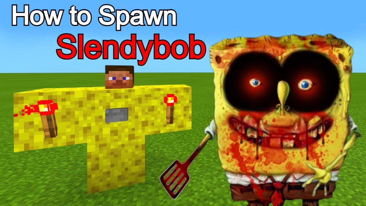 How to Spawn Slendybob in Minecraft !! - YouTube