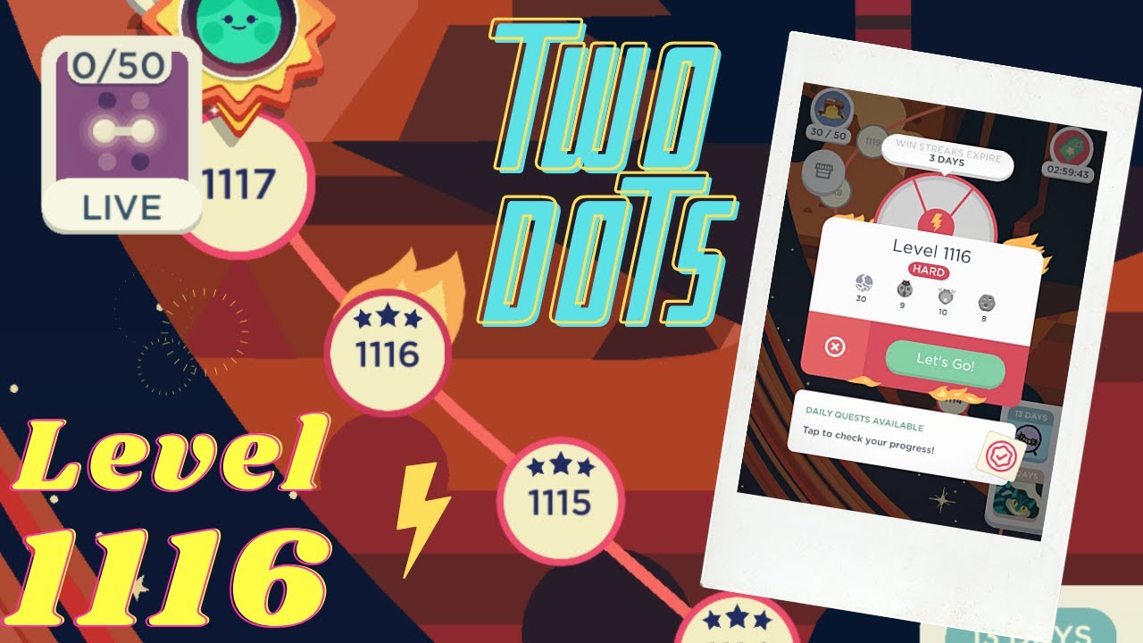 How to solve Two Dots Level 1116 | Two Dots | Puzzle Game | Addictive ...