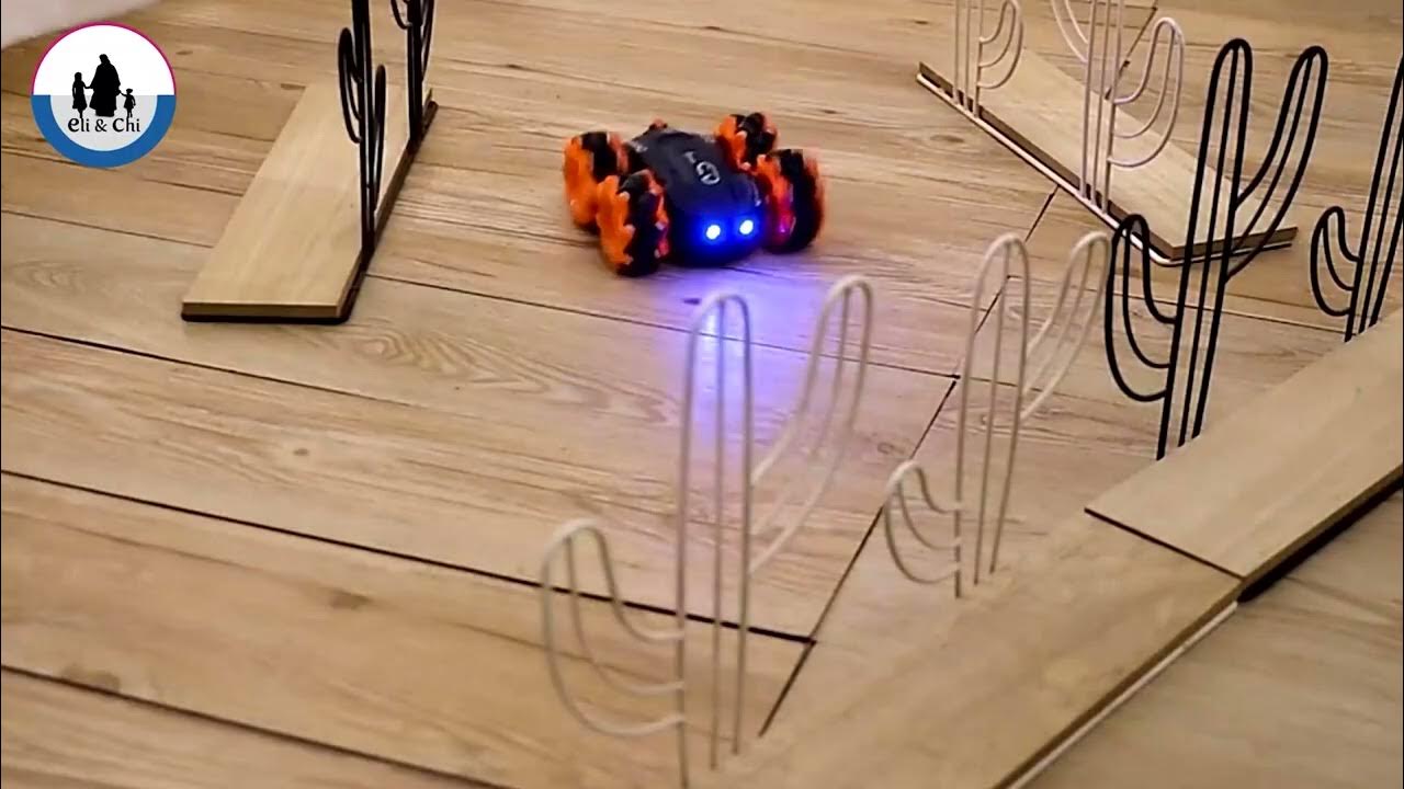 Eli & Chi 4 Wheel Drive Double Sided RC Stunt Toy Car: Drift Toy for Kids - YouTube