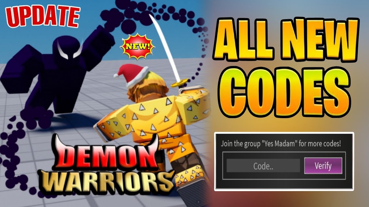 ⚠️NEW⚠️DEMON WARRIORS WORKING CODES IN 2025! ROBLOX DEMON WARRIORS ...