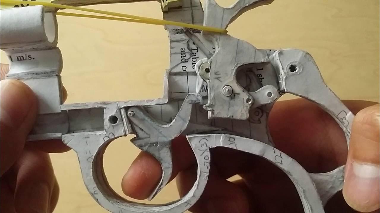 Paper Colt Python Update #2: Basic Trigger Mechanism - YouTube