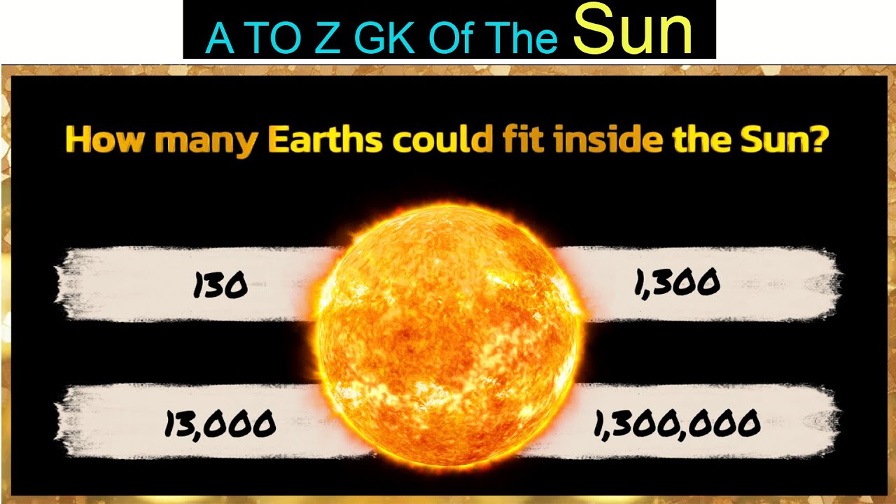 Sun General Knowledge Quiz And Trivia | GK Quiz Questions And Answers ...