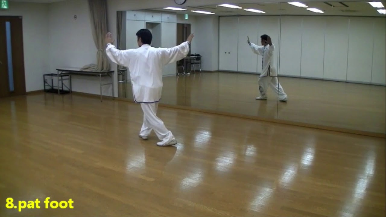 48-forms Tai Chi Chuan Section 3 English subtitles Back view (Right ...