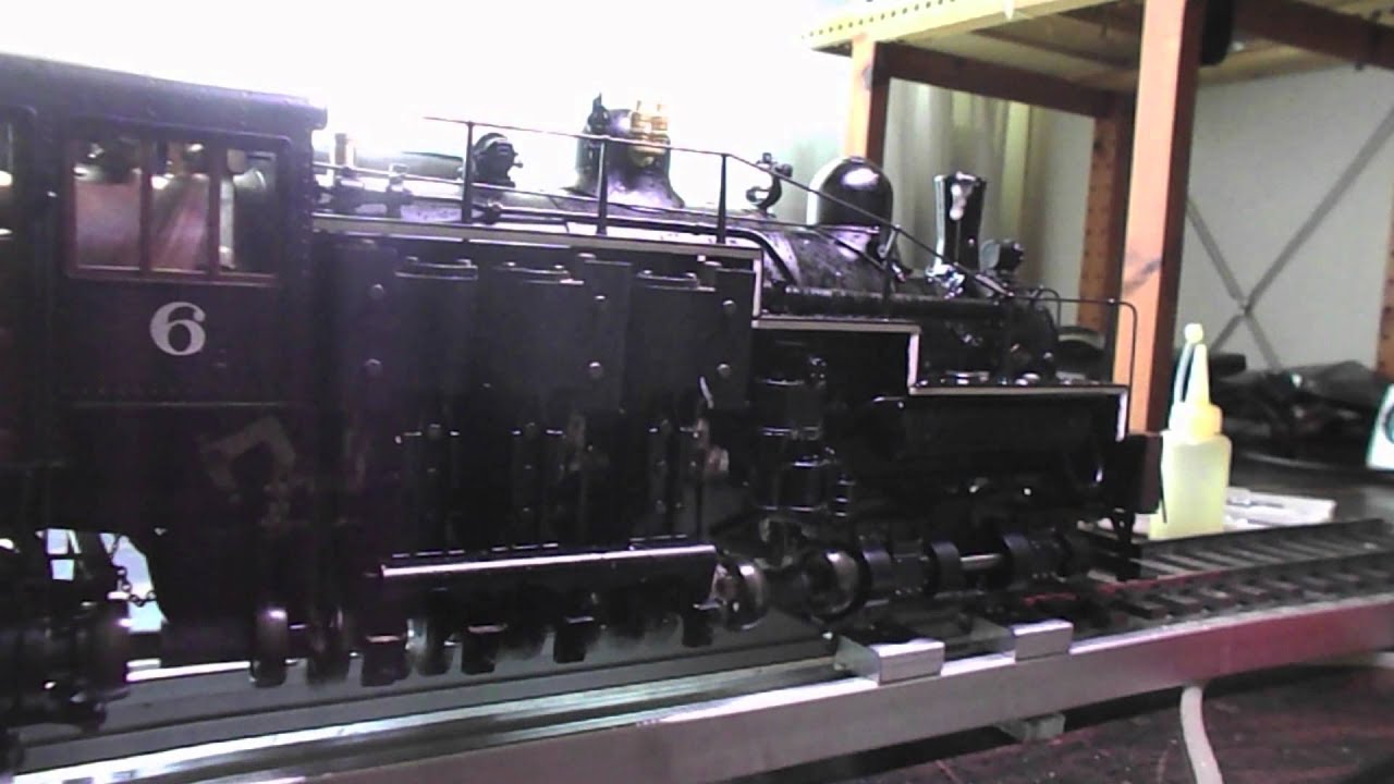 Aster Western Maryland Shay 3 Cylinders C Class - YouTube