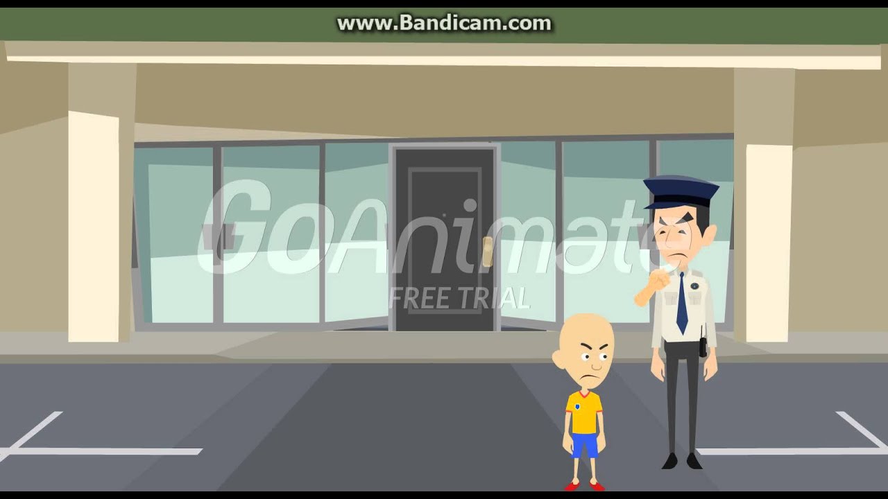 Caillou punches a cop/Grounded. - YouTube