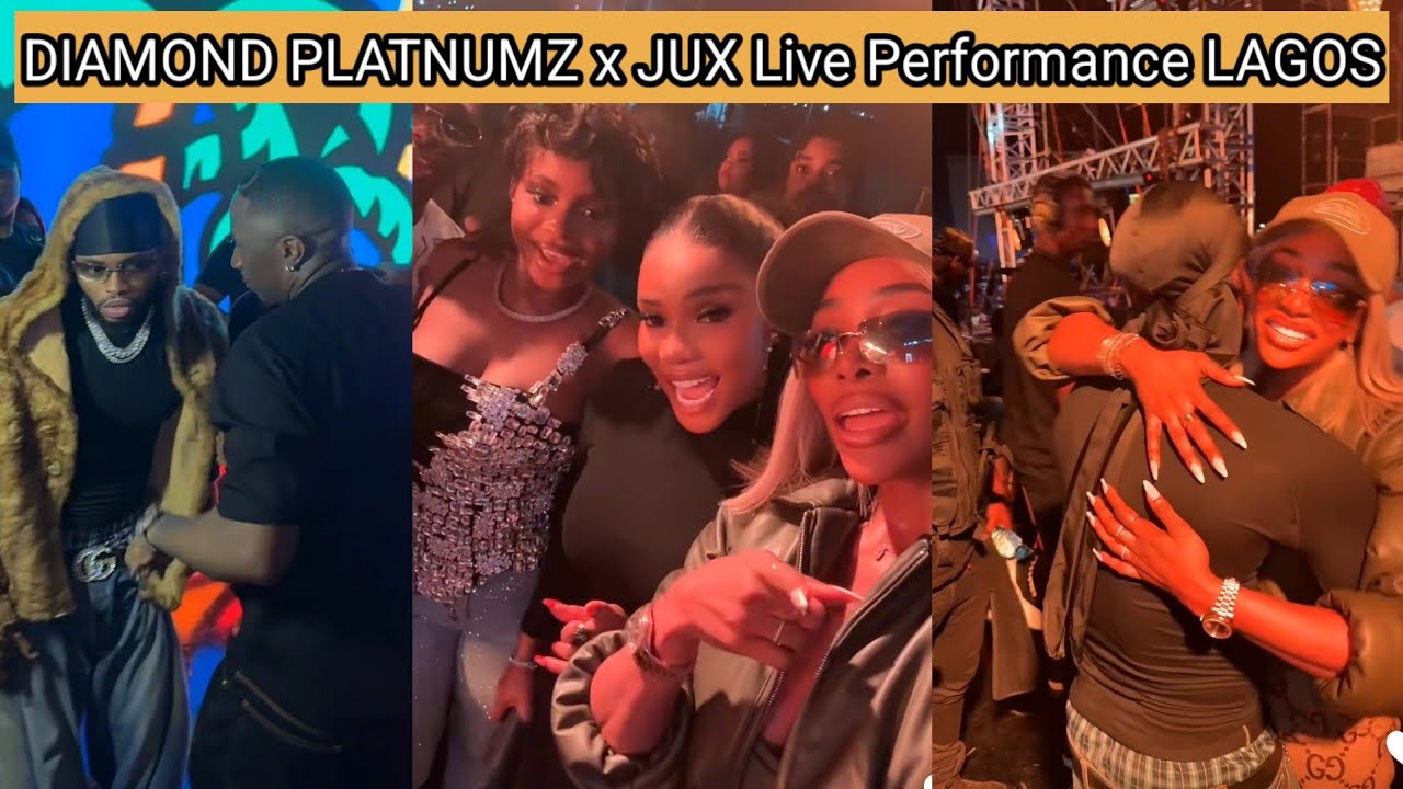 DIAMOND PLATNUMZ & JUMA JUX Performance in LAGOS ️‍🔥 UTAPENDA 😍#zuchu # ...