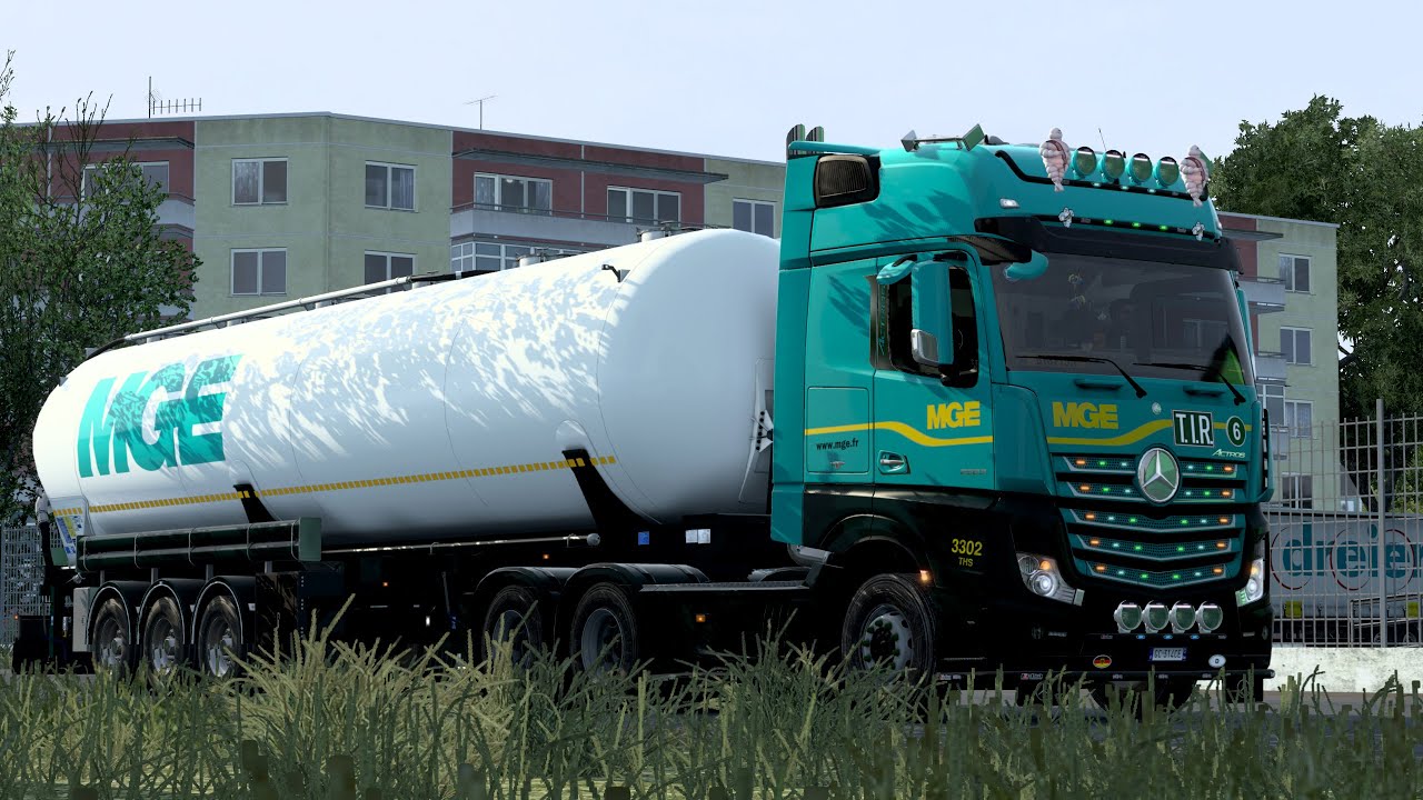 Actros of MGE Group | Kragujevac 🇷🇸 - Vidin 🇧🇬 | ProMods 2.64+Project Balkans | ETS2 1.46 ...