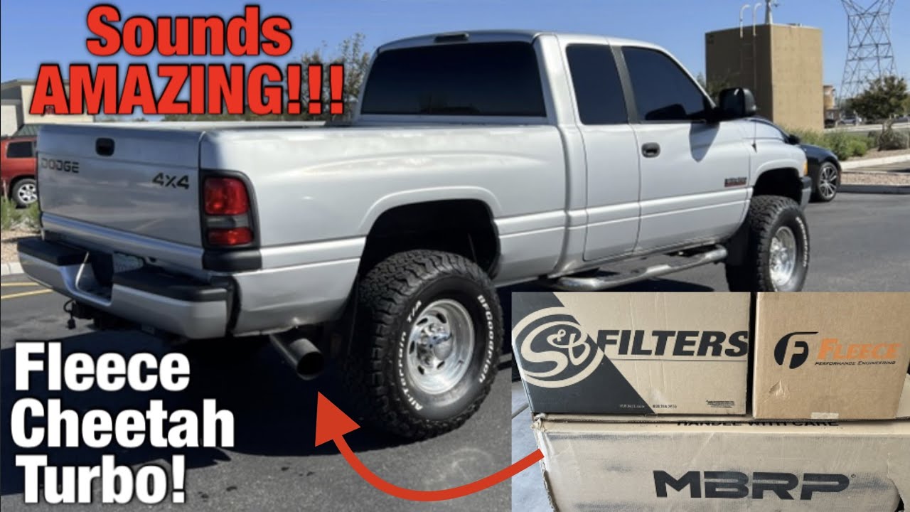 Installing A Fleece Turbo, 5” MBRP exhaust, S&B intake! - Stock vs 4 ...