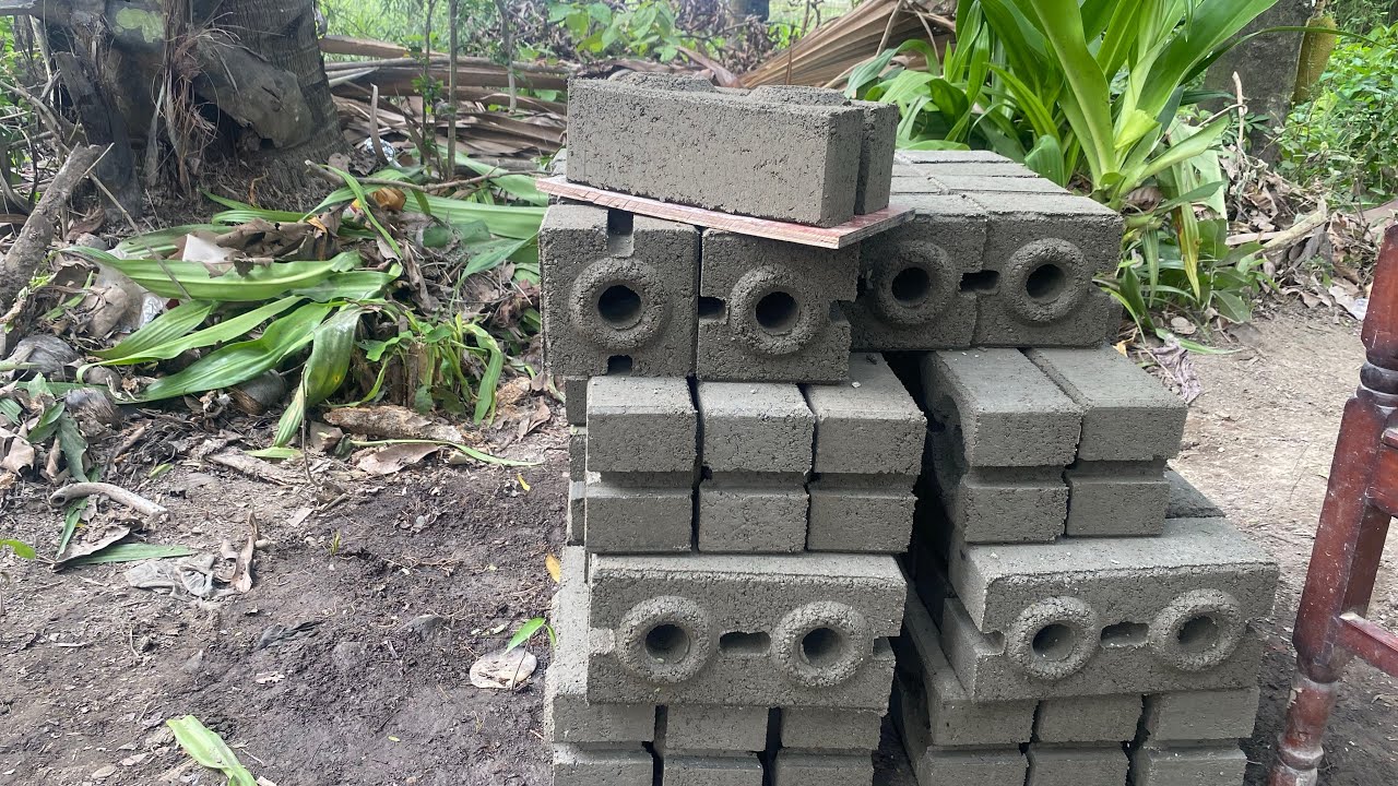 CSEB interlocking Brick manufacturing process - YouTube