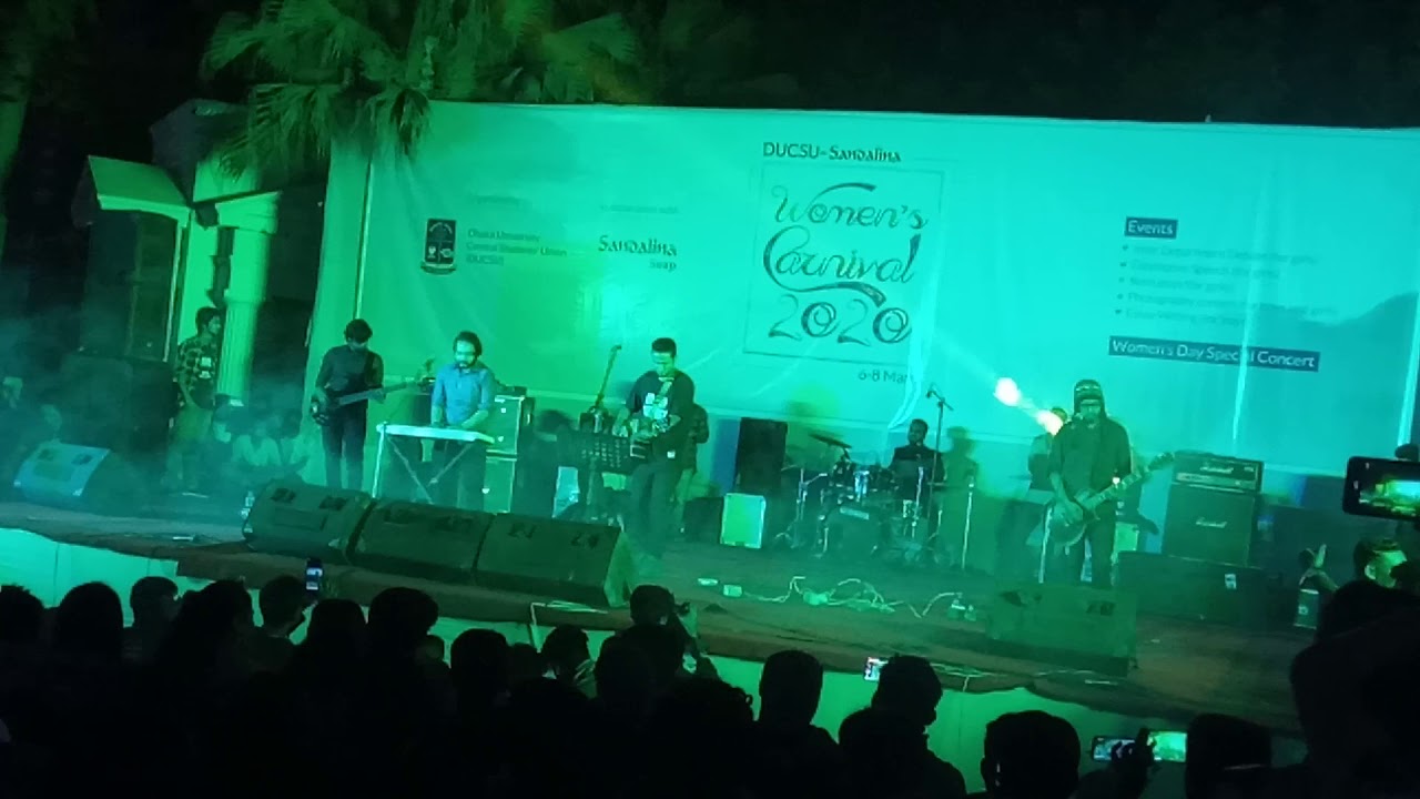 Ayna song Ashes and Zunayed evan is perform TSC Dhaka University - YouTube