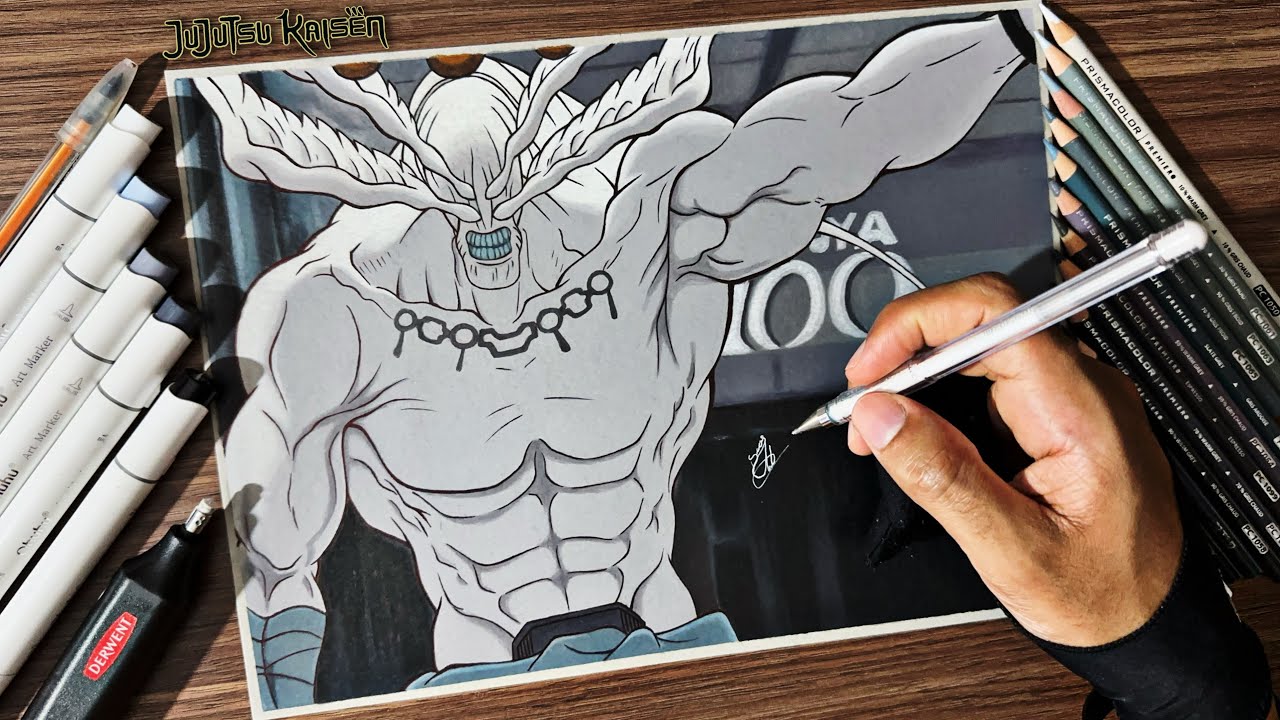 Speed Drawing Mahoraga [Jujutsu Kaisen Season 2] - YouTube