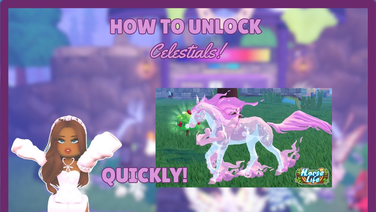How To Unlock Celestial Horses! Horse Life Tutorial - YouTube