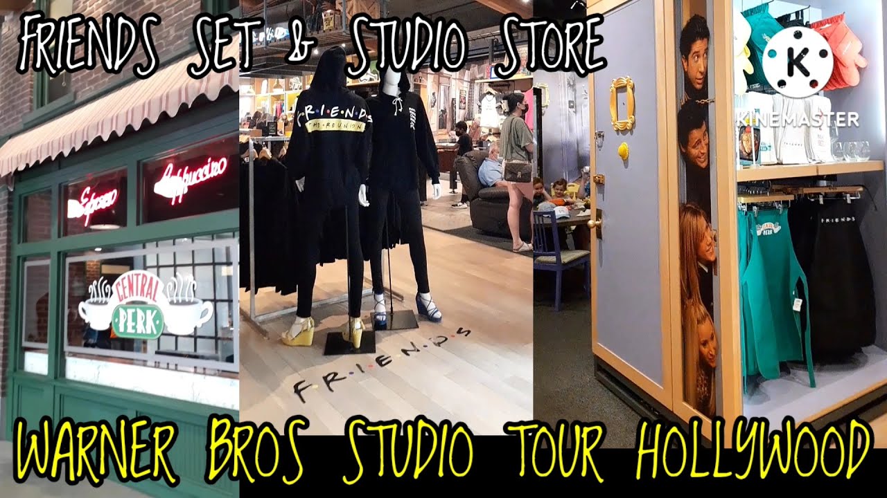 FRIENDS SET AND STUDIO STORE l Warner Bros Studio Tour Hollywood l Los ...