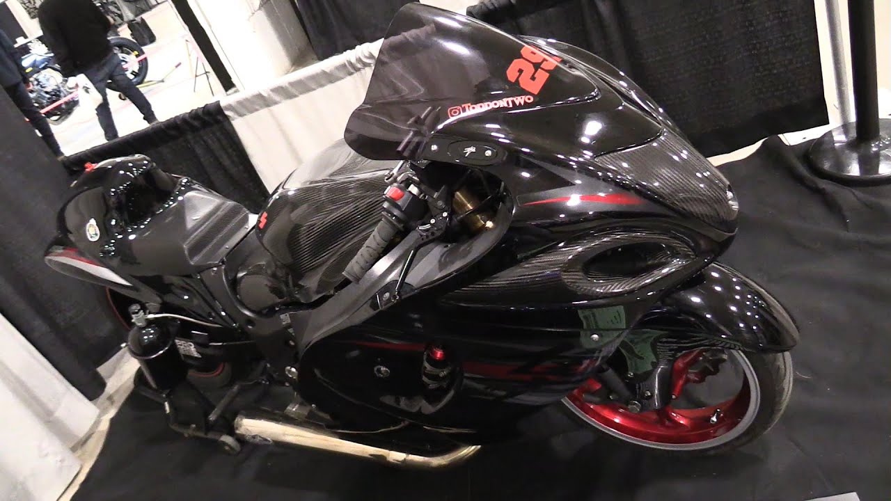 2012 Suzuki Hayabusa Drag Bike - Walkaround - YouTube