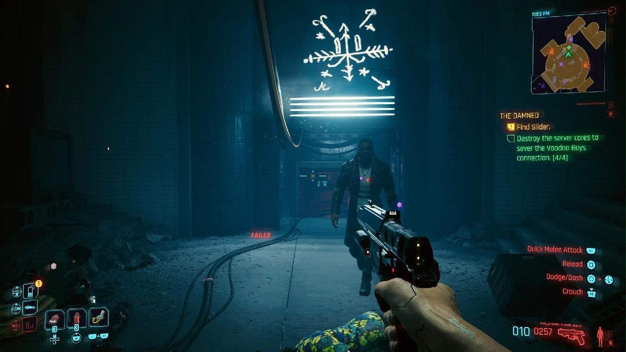 Cyberpunk 2077 - Gunslinger build combat 10 (Very Hard) - YouTube