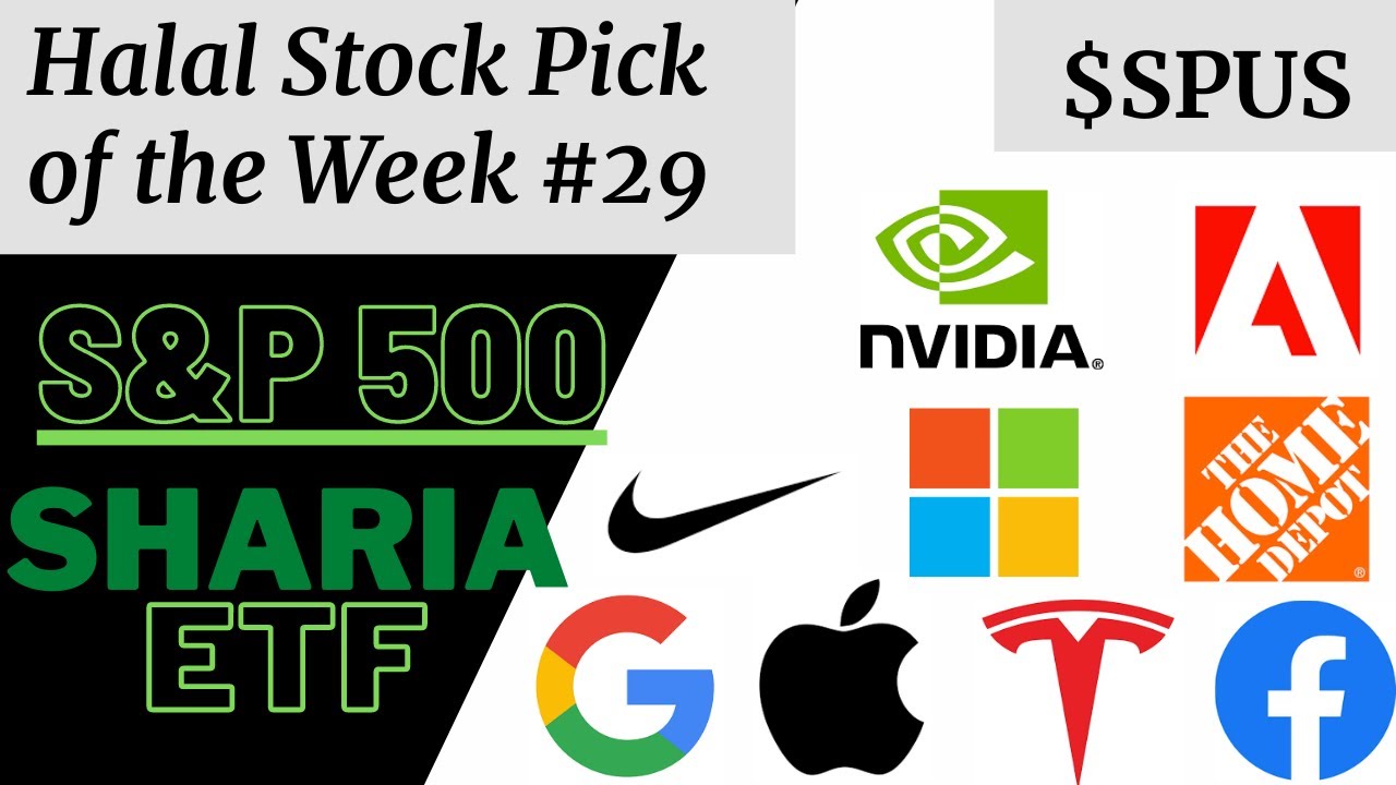 Halal Stock Pick of the Week #29 - S&P 500 Sharia ETF | $SPUS - YouTube