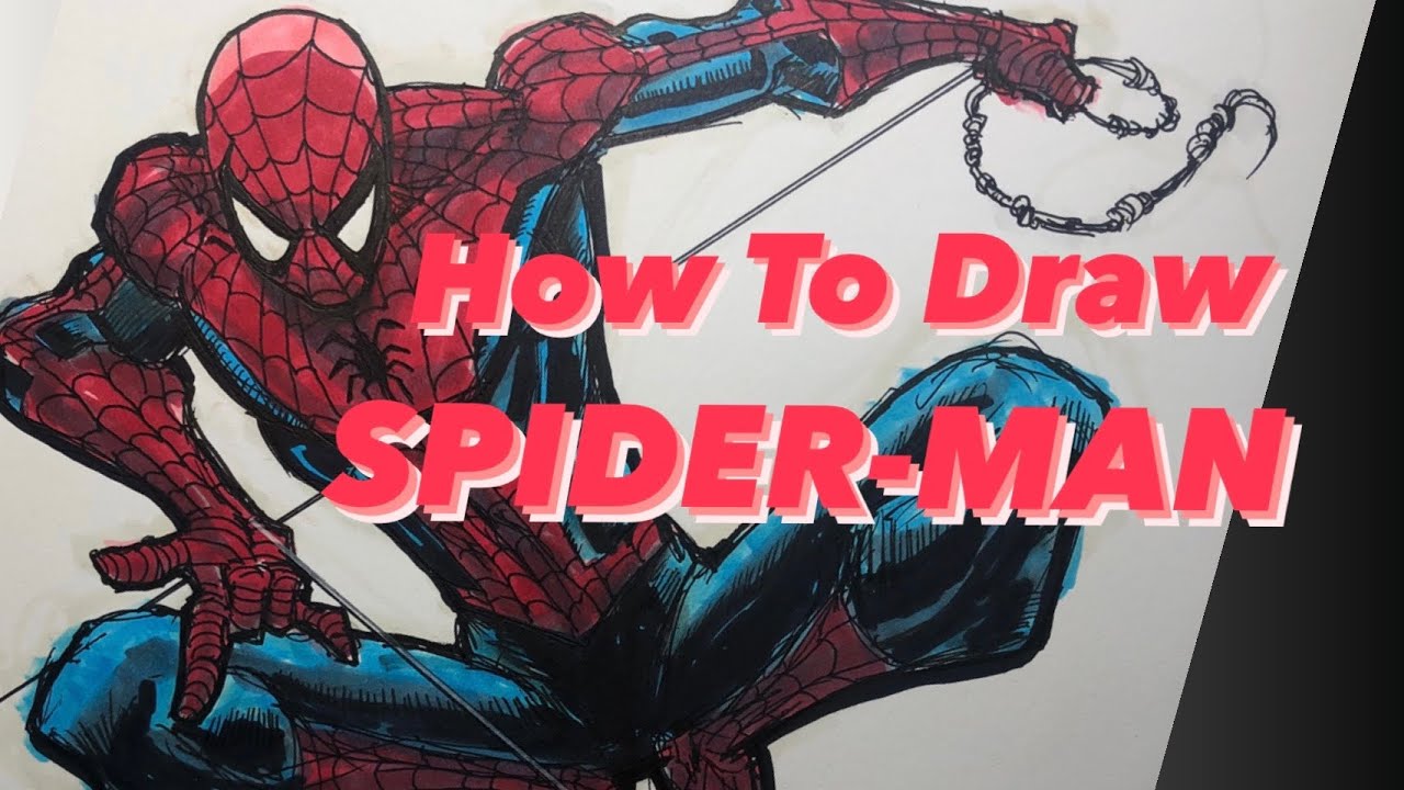 How to Draw The Amazing Spider-Man - YouTube