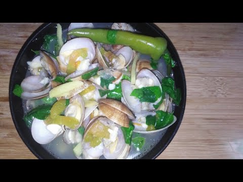 Clams soup / Sinabawang Tulya / Lutong Pinoy / Panlasang Pinoy - YouTube