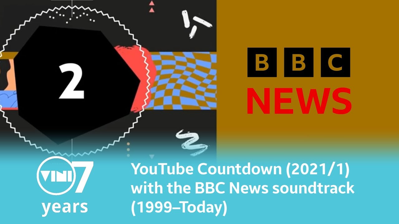 (MONTAGE) YouTube Countdown (2021/1) with the BBC News soundtrack (2013 ...