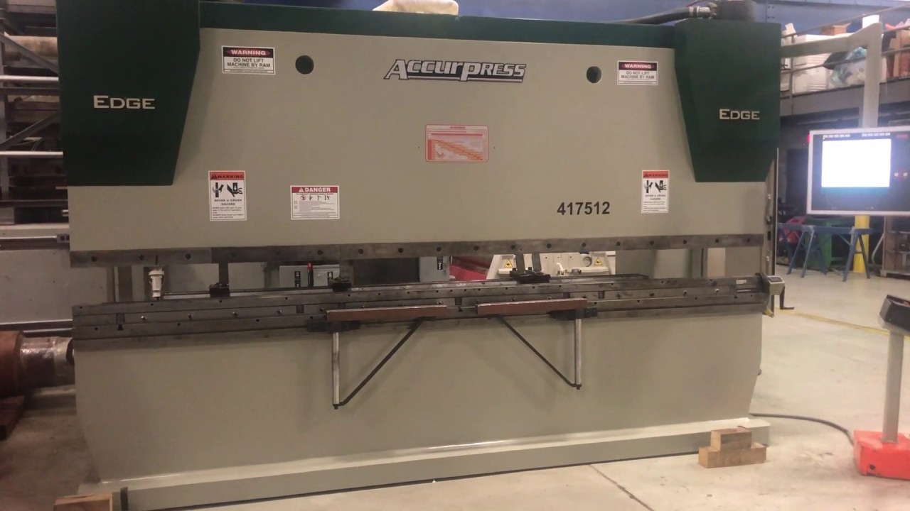 175 Ton x 12' Accurpress Edge - YouTube