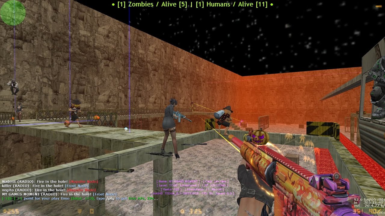 Counter Strike Zombie Escape Mod Map ze_breeze_warz_x1 On Lost Souls ...