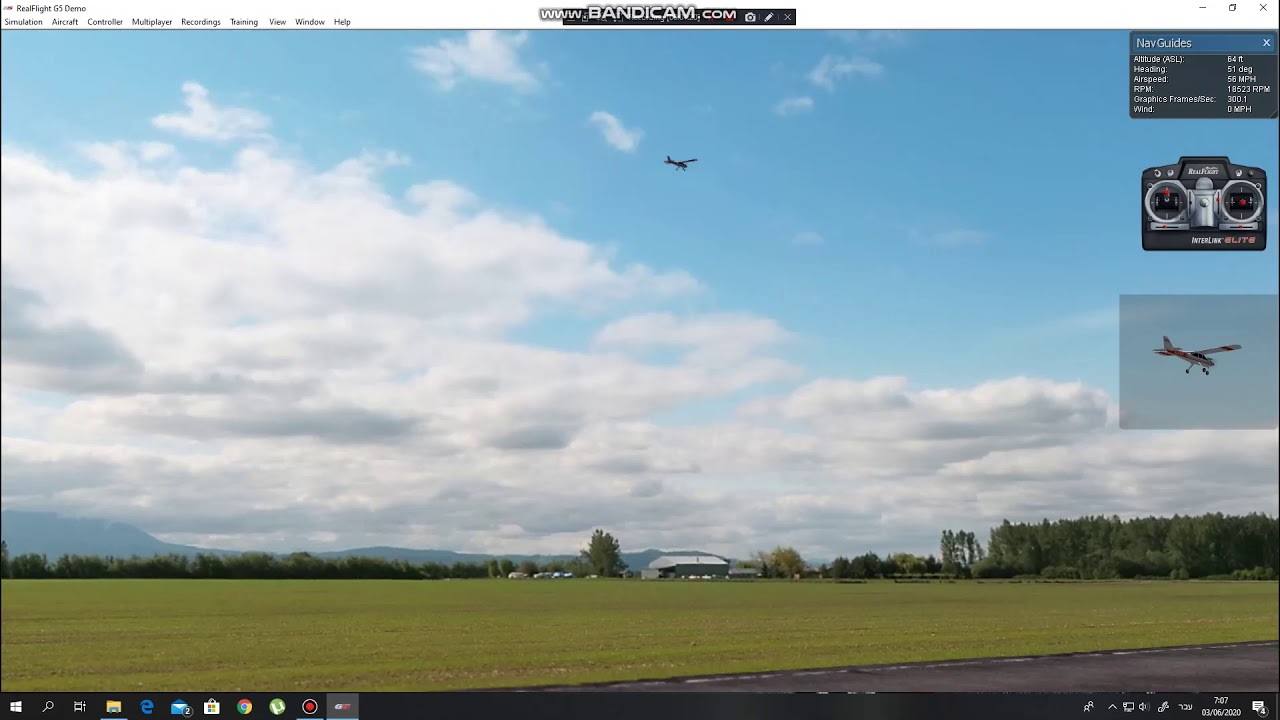Launch RealFlight G5 טריינר - YouTube
