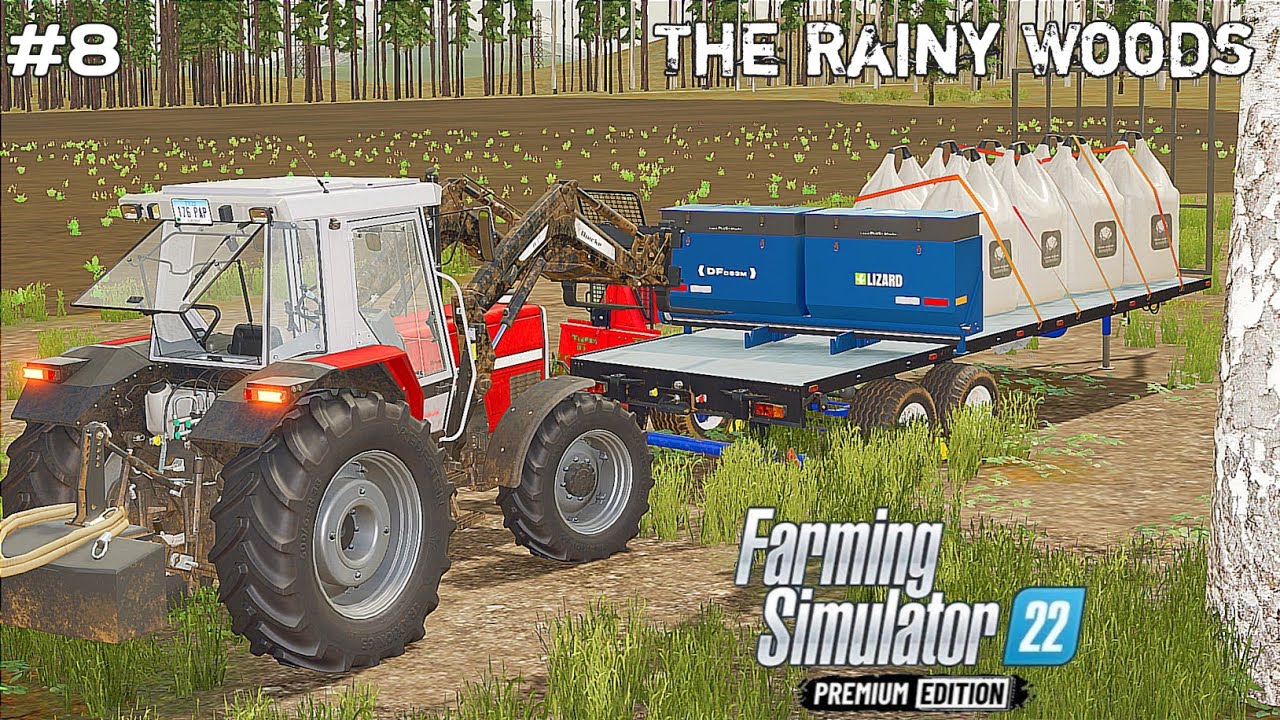 Lime Spreader Buy | The Rainy Woods Farming Simulator 22 Episode - #8 ...