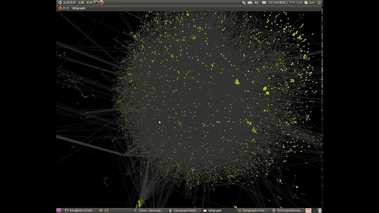 Visualize Large network in 3DScapeCS - YouTube