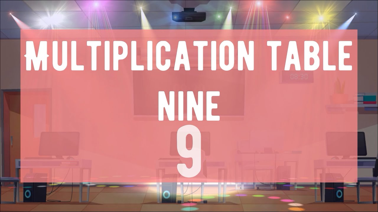 Multiplication Table of 9 | Math Songs for Kids | Fantasias school of ...