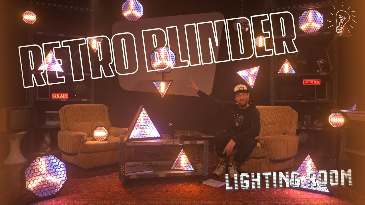 Thomann Varytec Retro Blinder - LED Oktagon and Triangle Blinder - YouTube