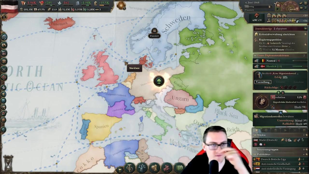 Vic3 Neues DLC: Deutsches Kaiserreich als imperliastischer Machtblock #02 - YouTube